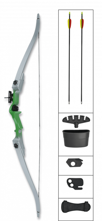 Pack arco recurvo 20 lbs Plata - ARTE y ACERO